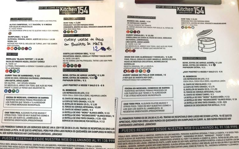 Kitchen 154 en el Mercado de Vallehermoso - Madrid a la Carta